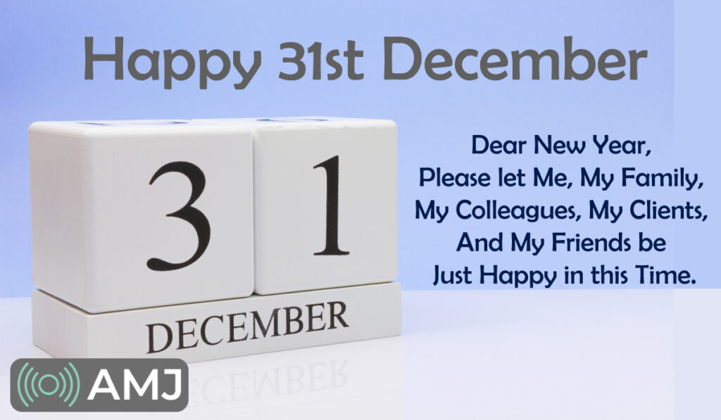 Happy 31st December 2025: Wishes, New Year’s Eve Messages, Quotes & Shayari