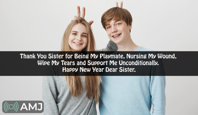 Happy New Year 2024 Wishes, Images, Messages & Greetings For Sister ...