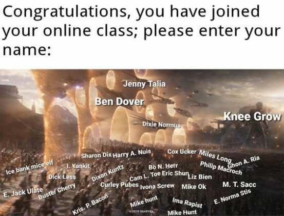 Popular and Creative Online Class Memes Every Student Needs to See - AMJ
