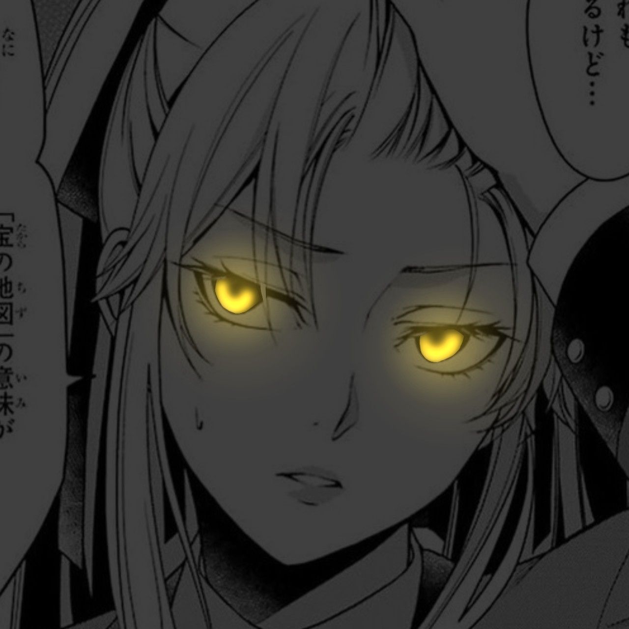 Dark Anime PFPs with Glowing Eyes 2025 – Mysterious & Aesthetic Avatars