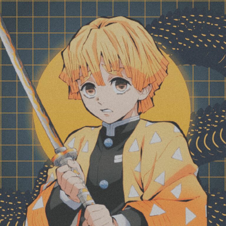 Zenitsu PFP Aesthetic - Demon Slayer Anime PFP for TikTok, IG - AMJ