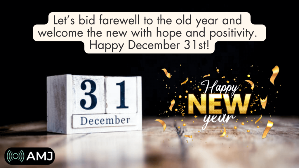Happy 31st December 2024: HD Images, DPs, and Beautiful Photos to Share