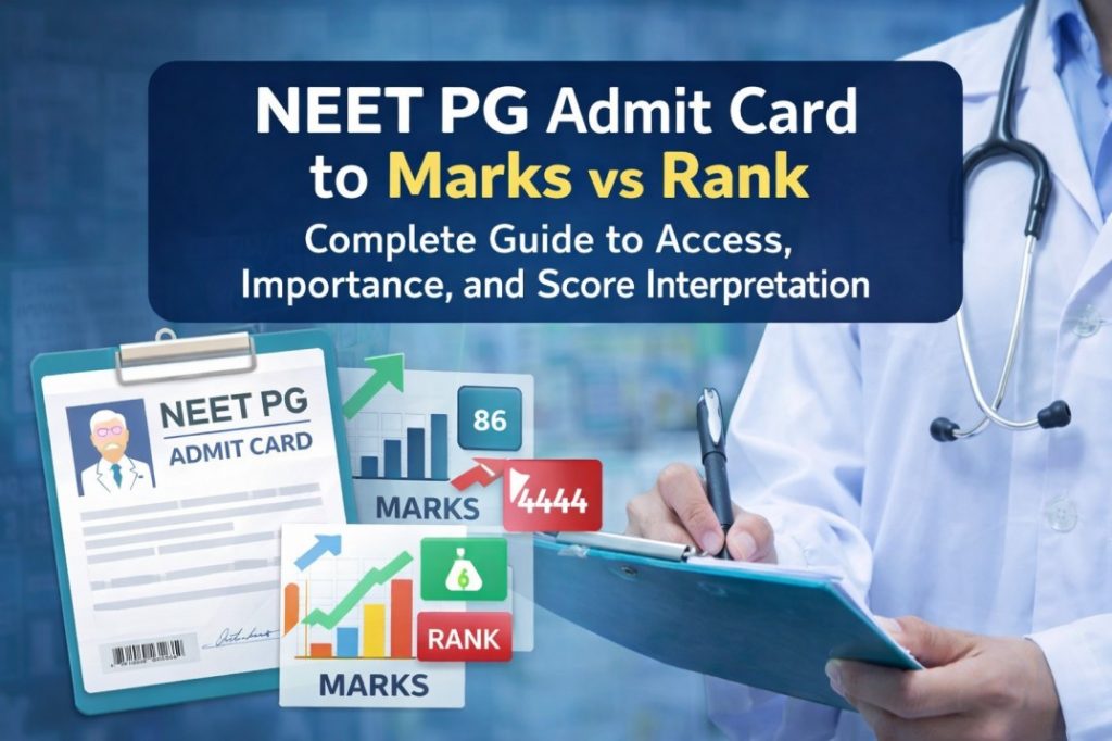 NEET PG Admit Card to Marks vs Rank: Complete Guide to Access ...